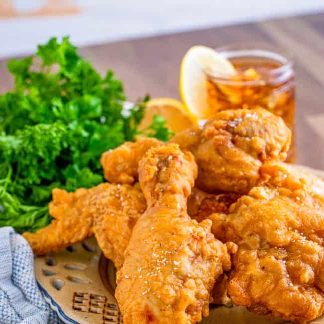 Grandma's Crispy Fried Chicken Recipe - This Silly Girl's Kitchen