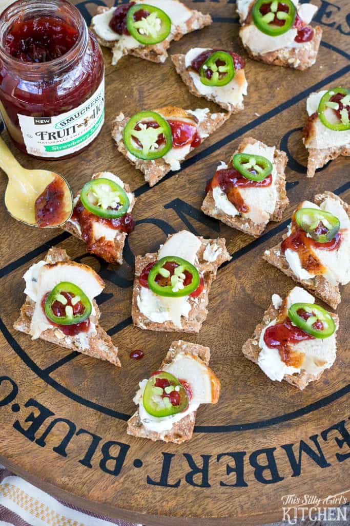 Easy Sweet and Spicy Chicken Canapes