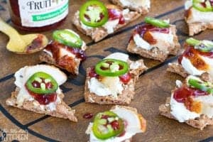 Easy Sweet and Spicy Chicken Canapes