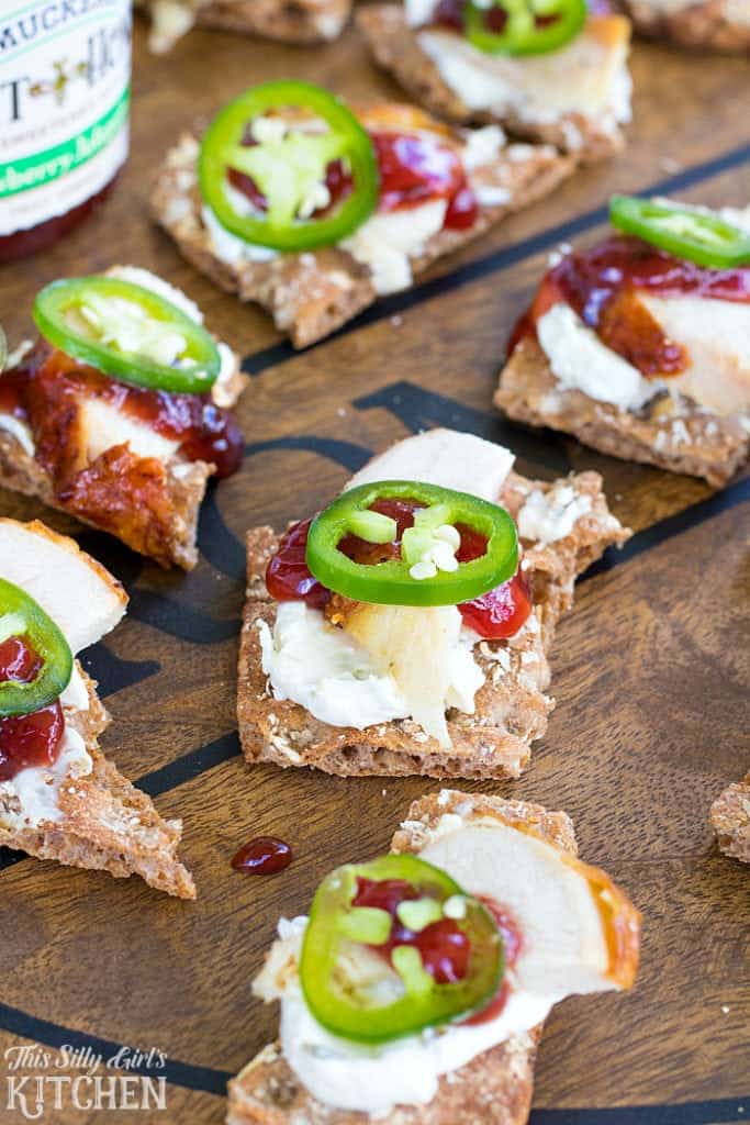 Easy Sweet and Spicy Chicken Canapes