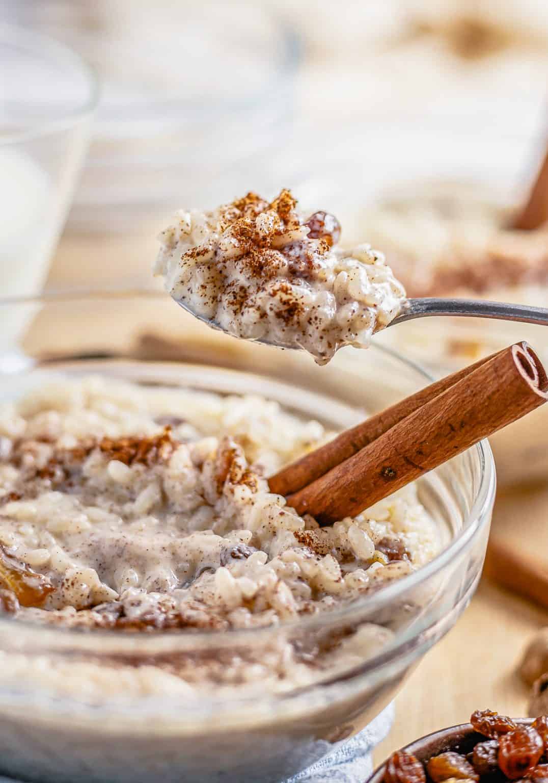 Rice Pudding Recipe (with Cooked Rice) - This Silly Girl's Kitchen