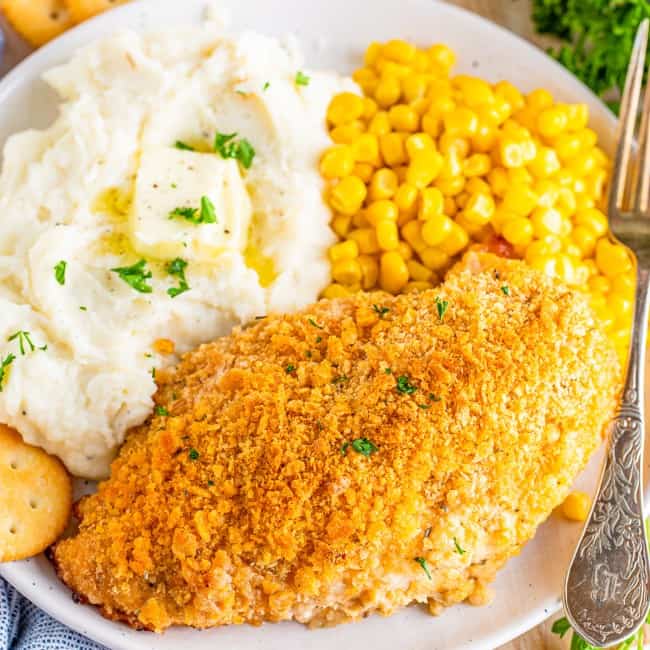 Crispy Baked Ritz Cracker Chicken Recipe