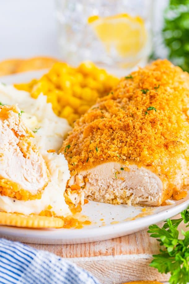 Crispy Baked Ritz Cracker Chicken Recipe