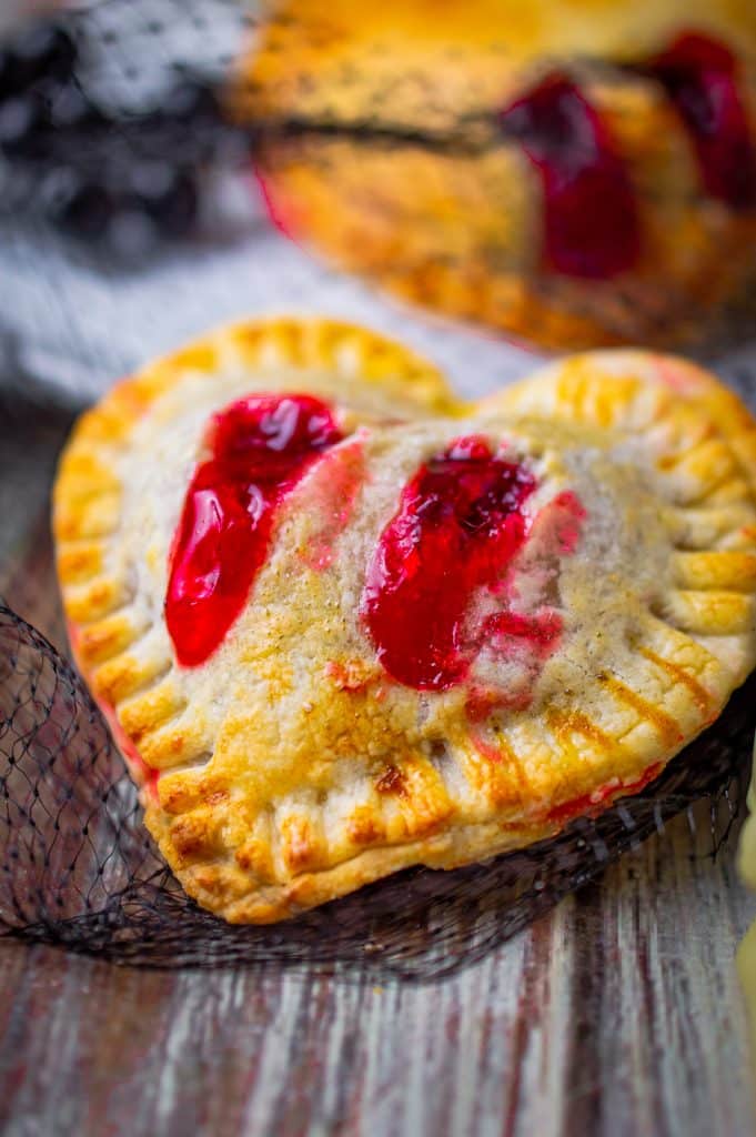 Vampire Kiss Strawberry Hand Pies