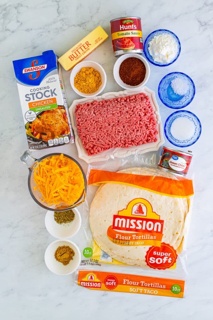 Easy Ground Beef Wet Burrito Recipe