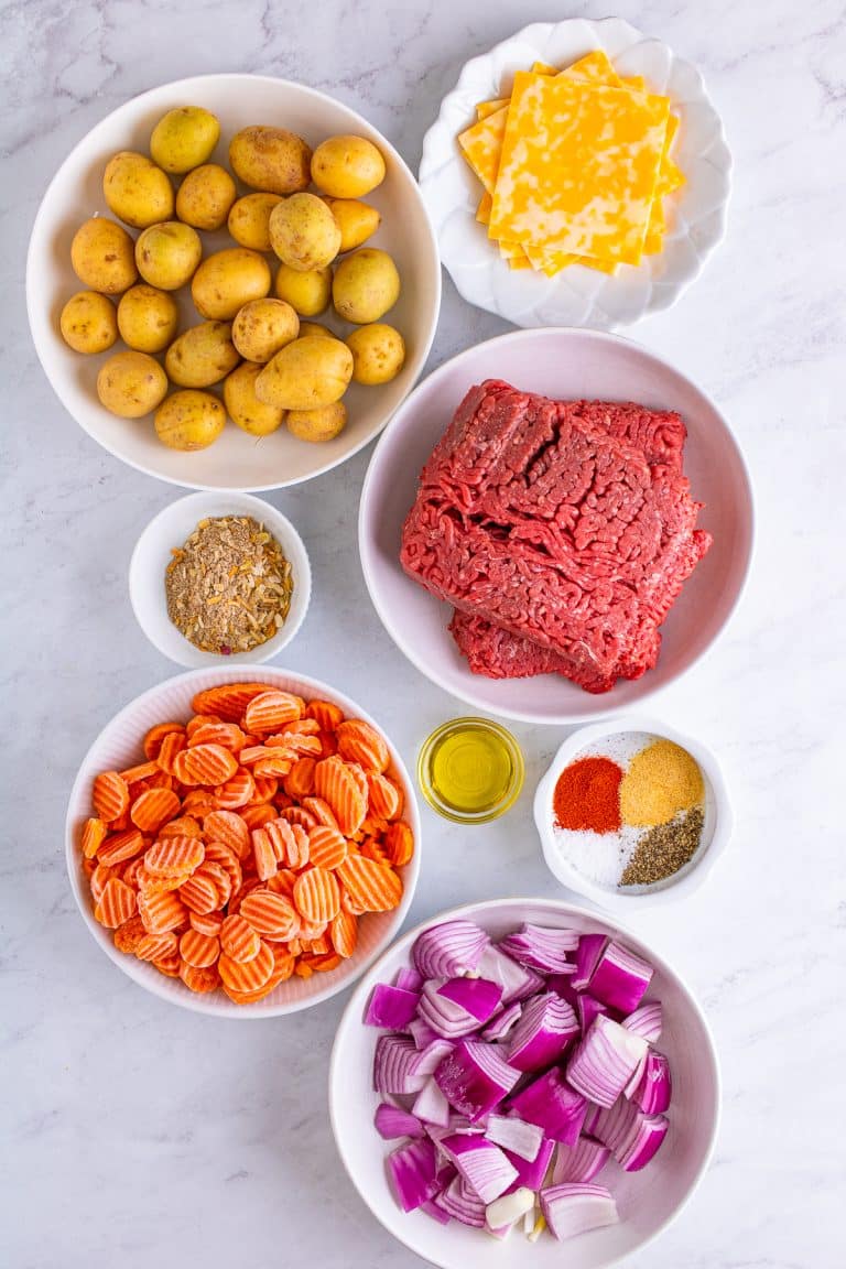 Hamburger Hobo Dinner Foil Packets Recipe