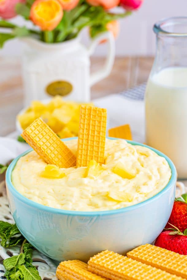 Cream Cheese Pineapple Dip (Only 5 Ingredients)