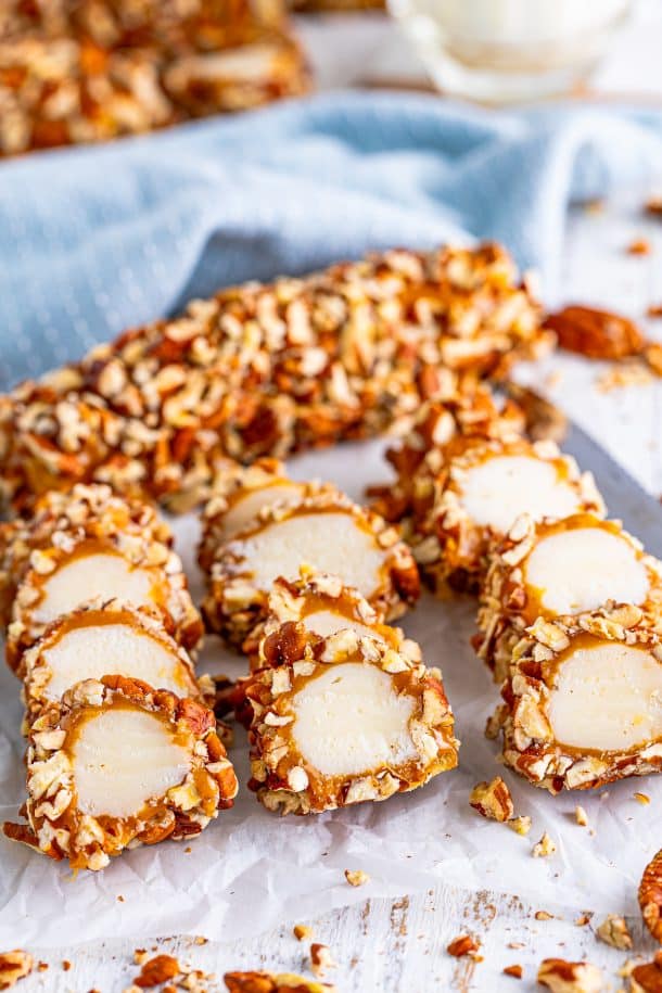 Caramel Pecan Logs - This Silly Girl's Kitchen