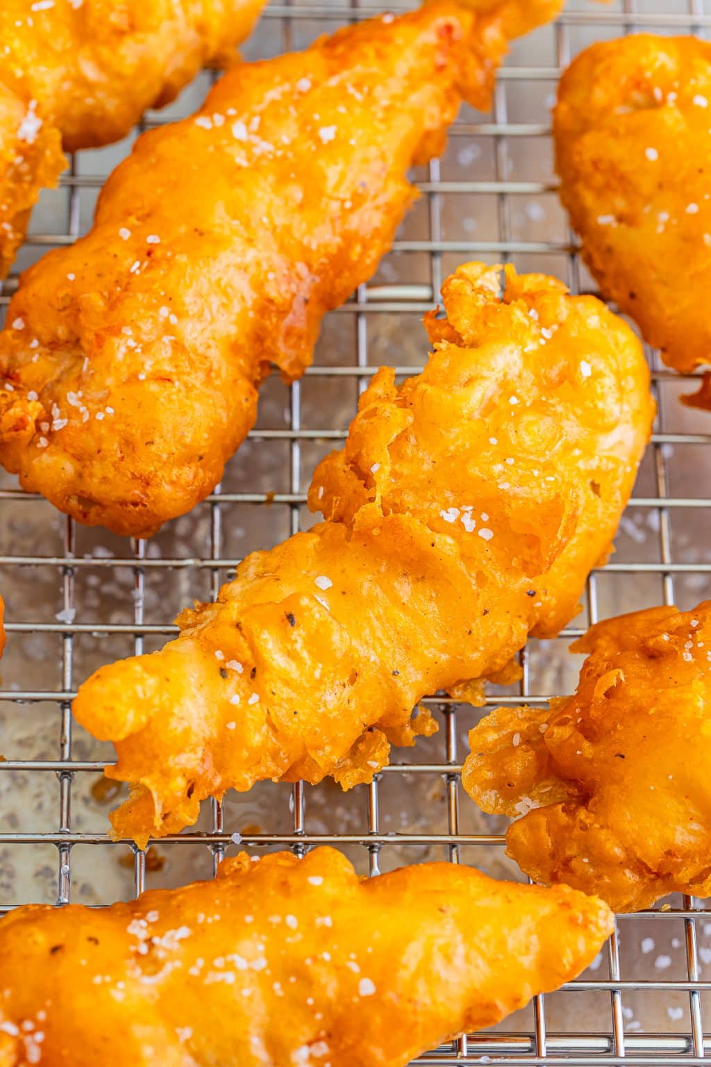 The Best Crispy Fried Battered Chicken Tenders