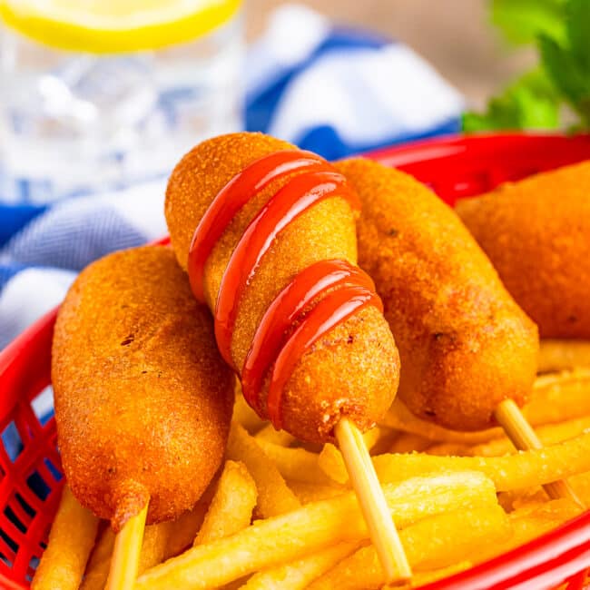 Homemade Classic Mini Corn Dogs Recipe