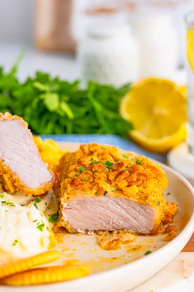 Ritz Cracker Oven Baked Pork Chops Recipe