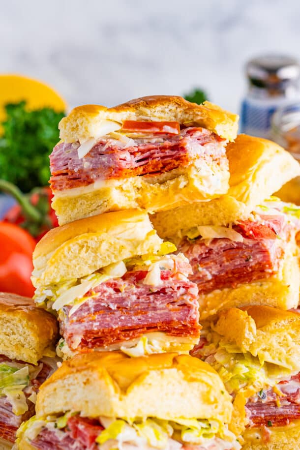 Italian Sliders (Cold Sub Sandwich)