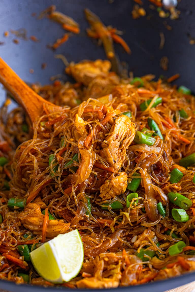 Easy Filipino Pancit Recipe with Chicken