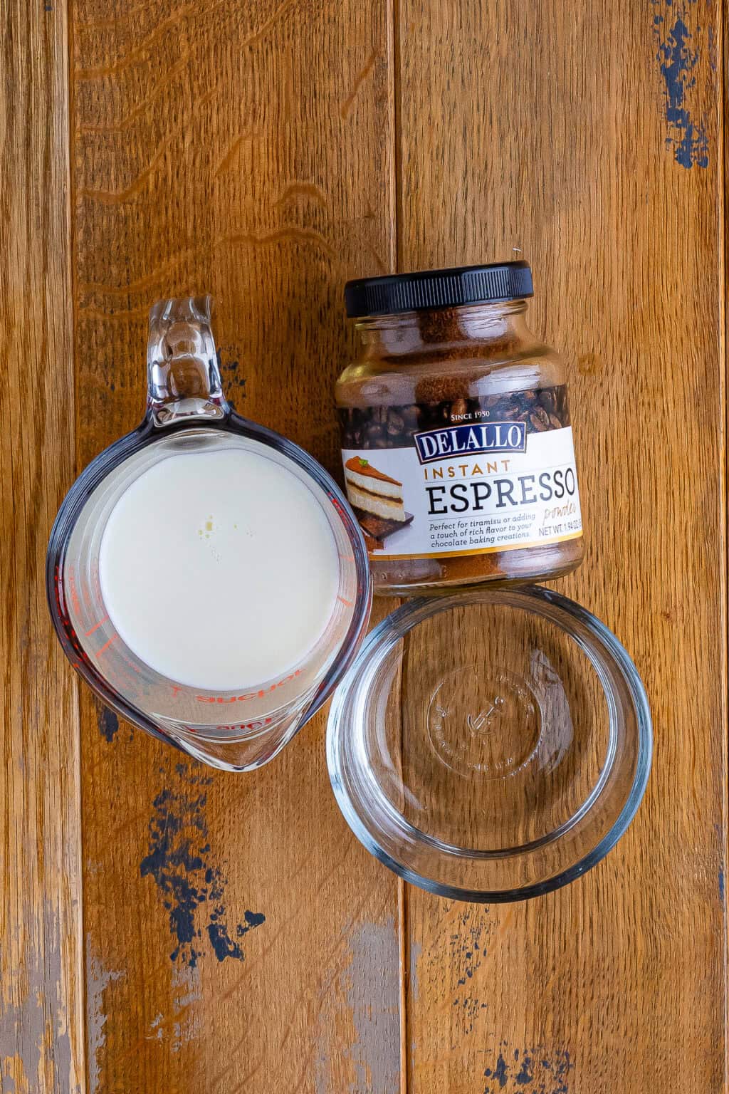 Homemade Flat White Coffee Drink